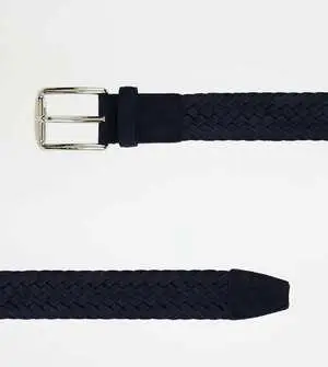 TOD'S Braided Buckle Belt