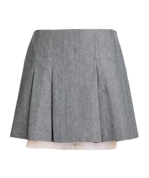 MAXCO. Max&co. Pleated Mini Skirt With Zipper Closure