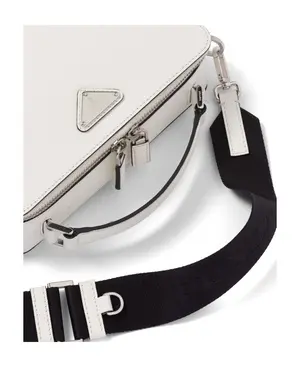 Prada Brique Medium Saffiano Leather Bag