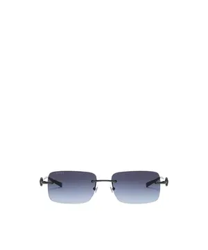 Gucci Rimless Rectangle Sunglasses - Blue