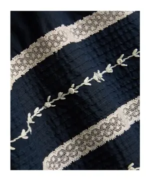 Rixo Lace Trim Dress