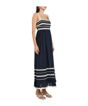 Rixo Lace Trim Dress