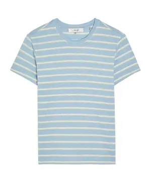 FRAME Striped Crew Neck T-shirt