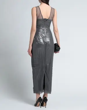 Dolce & Gabbana Metallic Sleeveless Crewneck Dress