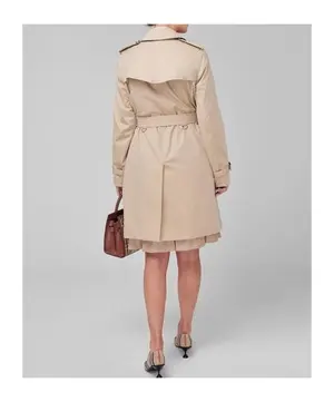 Burberry Check Trench Coat