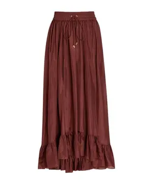 Zimmermann Midi Skirt - Red