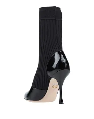Dolce & Gabbana Minimalist Patent Leather Ankle Boots