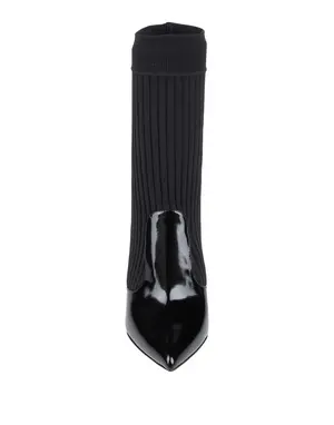 Dolce & Gabbana Minimalist Patent Leather Ankle Boots