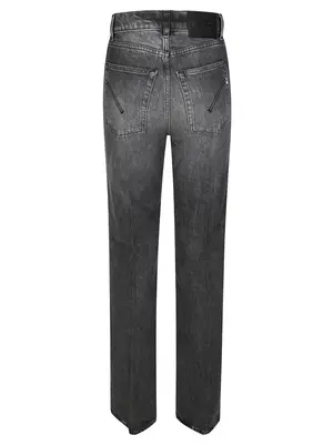 DONDUP Logo-patch Wide-leg Jeans