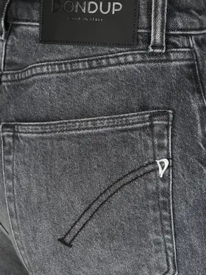 DONDUP Logo-patch Wide-leg Jeans