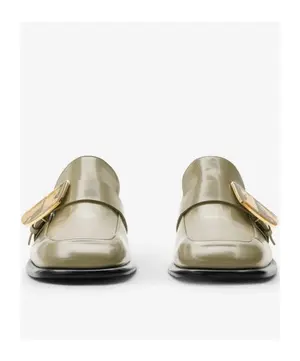 Burberry Shield Leather Loafers