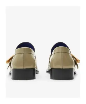 Burberry Shield Leather Loafers