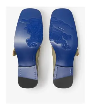 Burberry Shield Leather Loafers