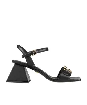 Dolce & Gabbana Sandals Plain Colour With Appliqu - Black
