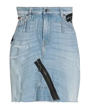 Dolce & Gabbana Denim Flared Skirt