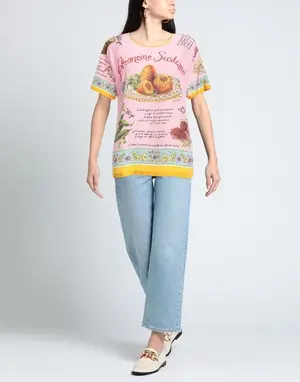 Dolce & Gabbana Short Sleeve Printed Top