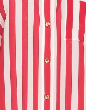 Dolce & Gabbana Striped Crepe Long-sleeve Shirt