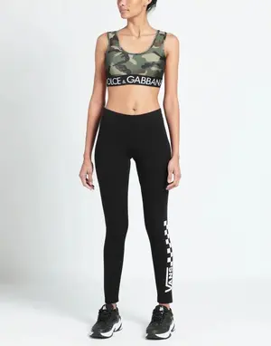 Dolce & Gabbana Camouflage Print Sleeveless Crewneck Sports Top