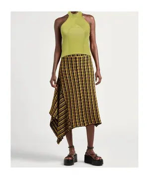 MAXCO. Sleeveless Knitted Vest With High Collar