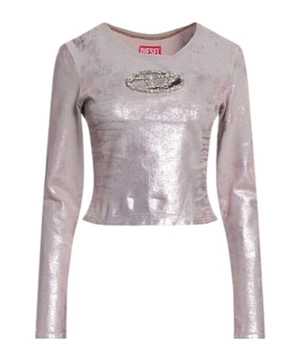 DIESEL® Embellished Long Sleeve Top