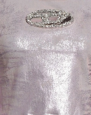 DIESEL® Embellished Long Sleeve Top