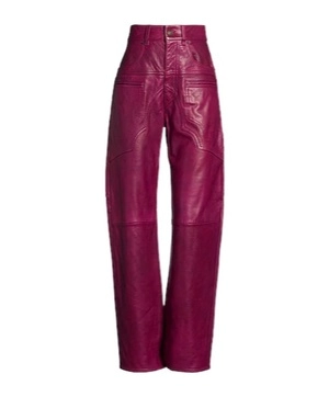 Isabel Marant Étoile Straight-leg Leather Trousers