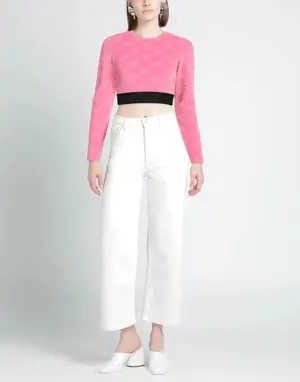 Dolce & Gabbana Cropped T-shirt With Monogram And Zip Fastening