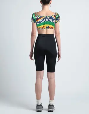 Dolce & Gabbana Off-shoulder Printed Crop Top