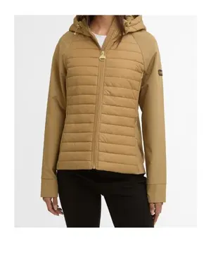 Barbour Quilted Long Sleeve Jacket With Drawstring Hood
