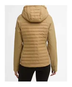 Barbour Quilted Long Sleeve Jacket With Drawstring Hood