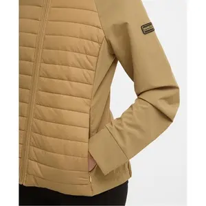 Barbour Quilted Long Sleeve Jacket With Drawstring Hood