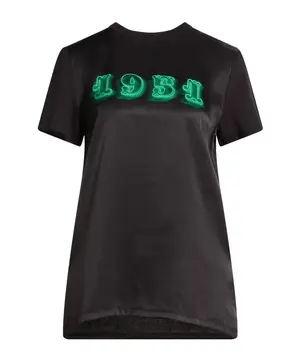 Max Mara Logo Crew Neck T-shirt - Black