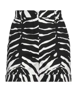 Dolce & Gabbana Zebra-print Stretch Fabric Shorts