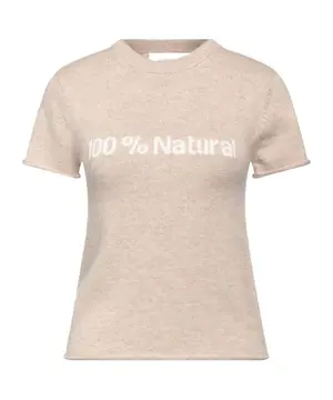 Sportmax Two-tone Wool Short-sleeved Top - Nude