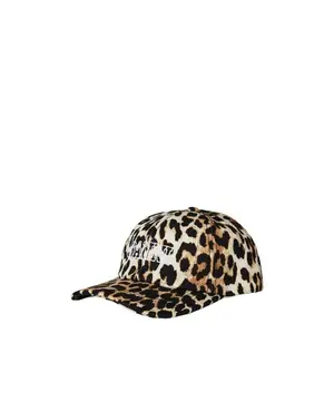 GANNI Embroidered Baseball Cap - Black