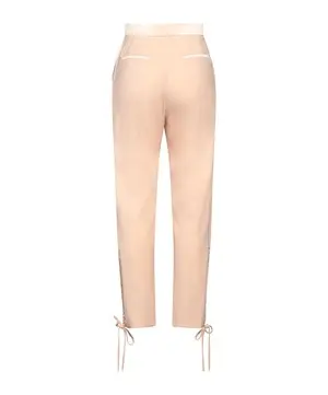 Dolce & Gabbana Solid Color Side Stripe Slim Cuffed Pants