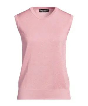 Dolce & Gabbana Metallic Sleeveless Knit Top