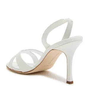 Manolo Blahnik Leather Slingback Sandals