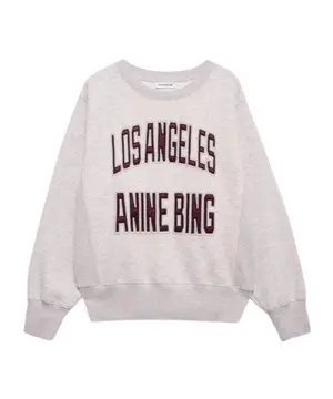 ANINE BING Crew Neck Sweatshirt
