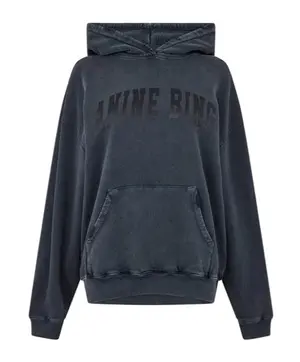ANINE BING Long Sleeve Hooded Sweatshirt
