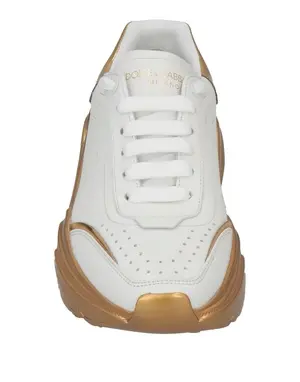 Dolce & Gabbana Two-tone Leather Platform Sneakers