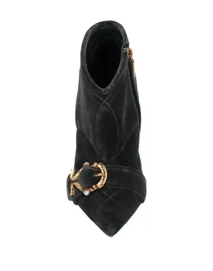 Dolce & Gabbana Pointed-toe Suede Ankle Boots
