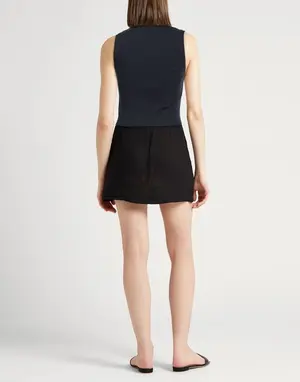 Brunello Cucinelli Sleeveless V-neck Embellished Top - Black