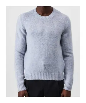 Prada Thick Knit Crew Neck Sweater