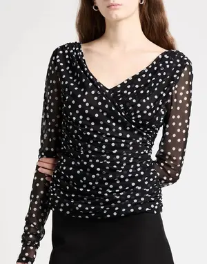 Dolce & Gabbana Polka Dot Long-sleeve Top