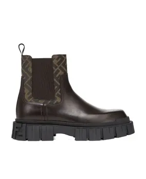 Fendi Force Panelled Chelsea Boots
