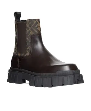 Fendi Force Panelled Chelsea Boots