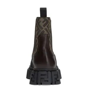 Fendi Force Panelled Chelsea Boots