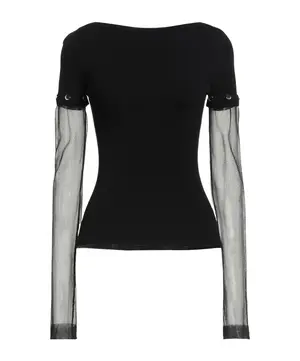 Sportmax Simple Solid-color Top - Black