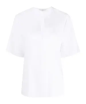 Vince Slit Collar Blouse